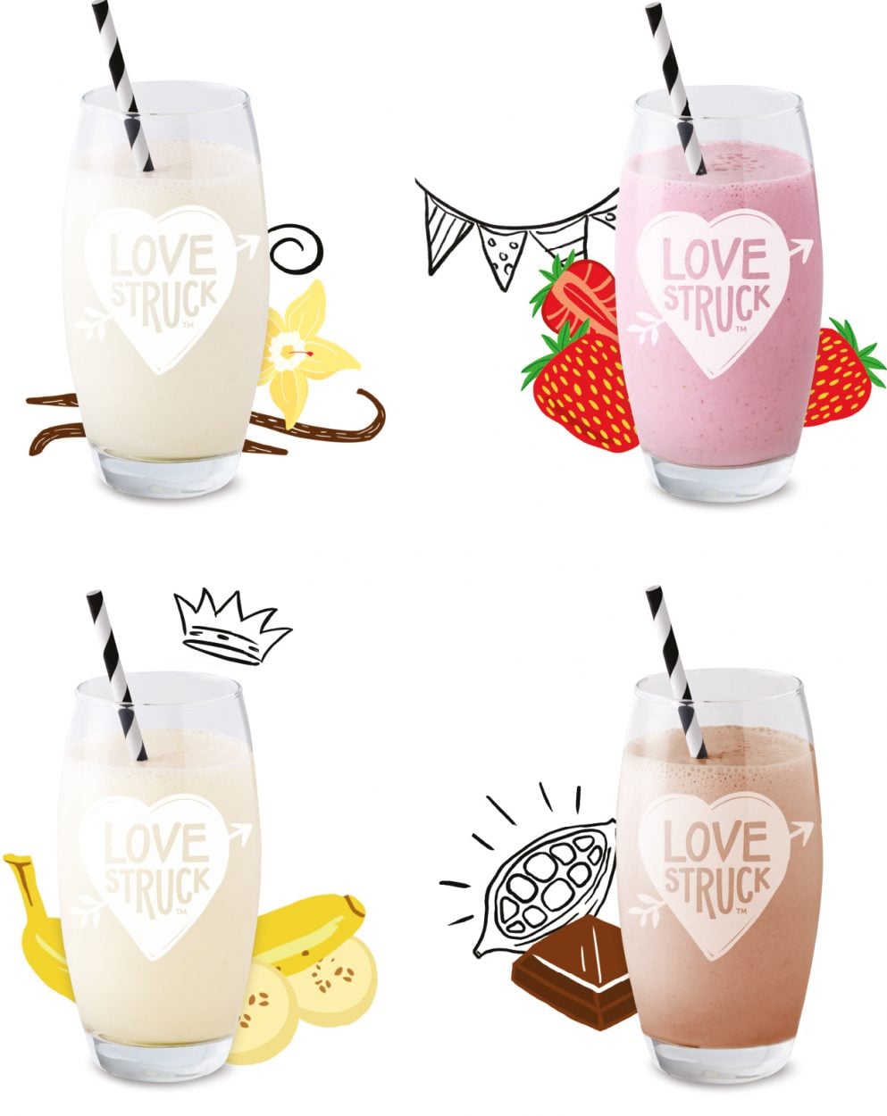 Frozen Healthy Shakes Delivered | Love Struck UK